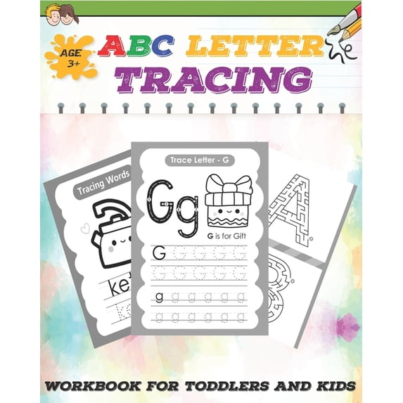 ABC Letter Tracing: Workbook for Toddlers and Kids Ages 3-5 Activity ...