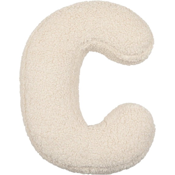 ABC Letters Throw Pillow Lambswool Letters Seating Cushion Children ...