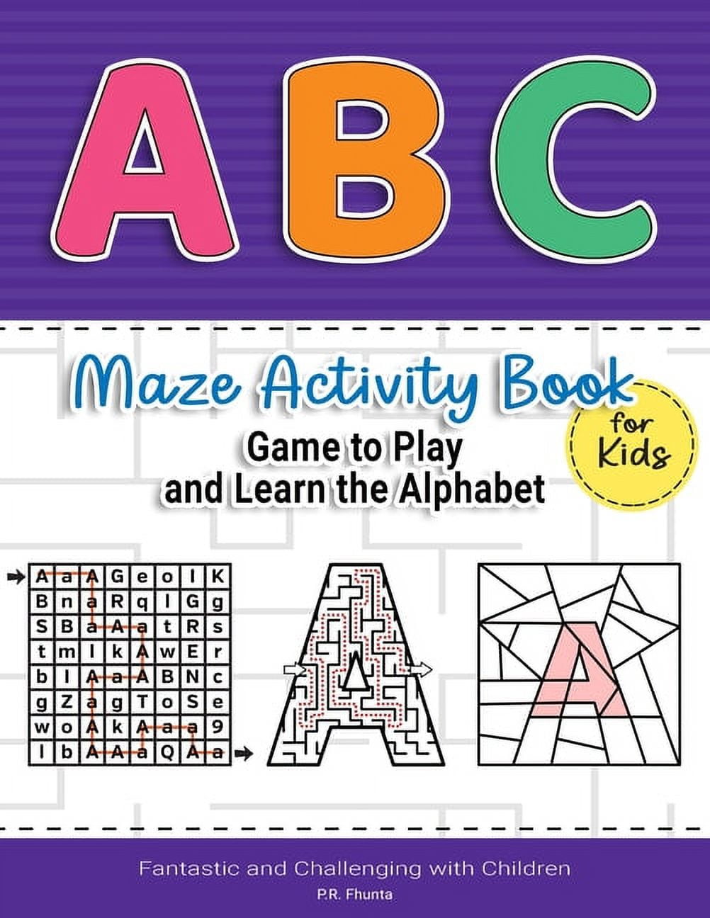 ABC Maze Activity Book for Kids Game to Play and Learn the Alphabet ...