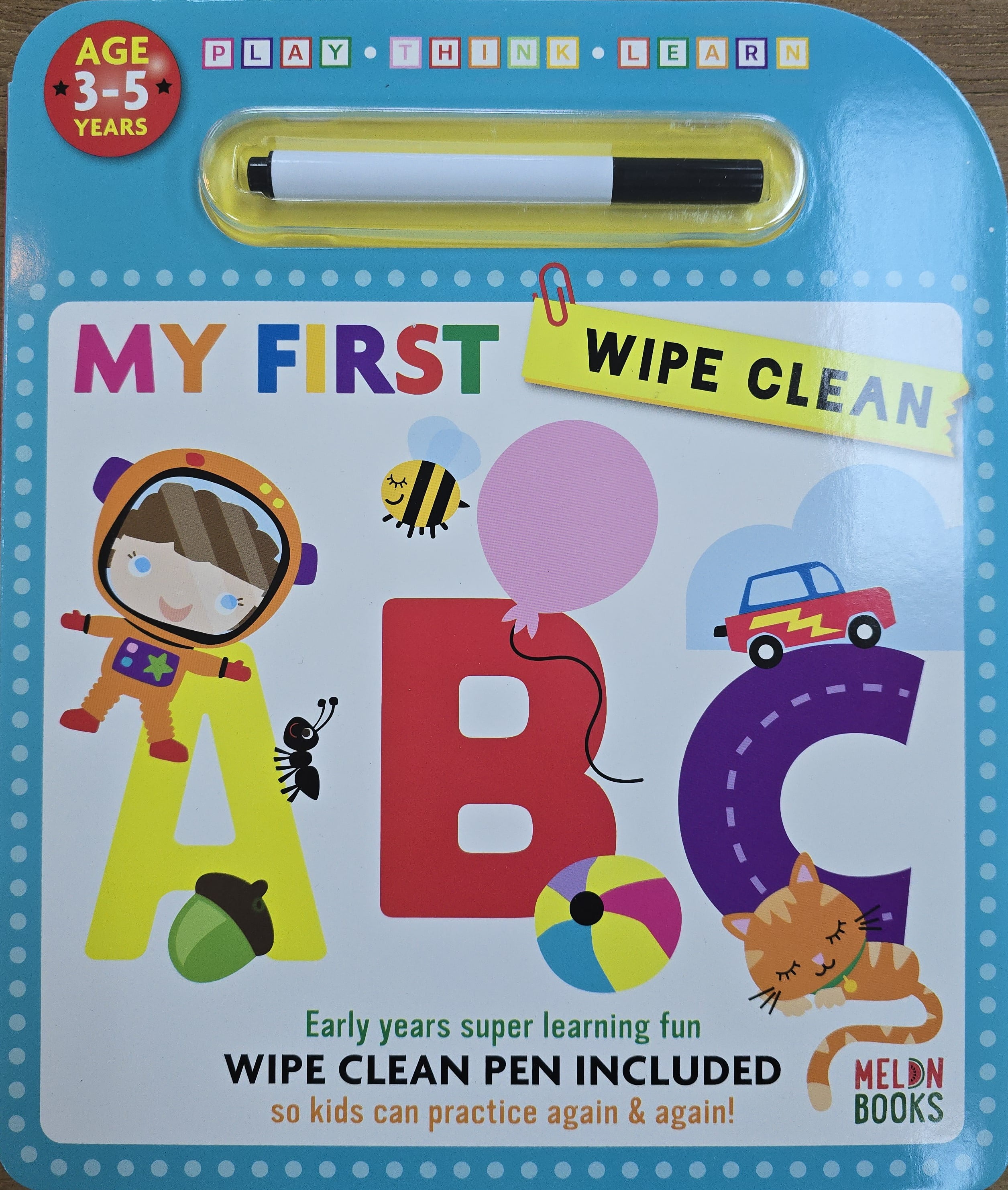 ABC - My First Wipe Clean Book - Walmart.com