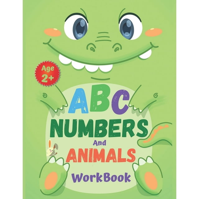 ABC Numbers and Animals workbook age 2+: tracking letters with numbers ...