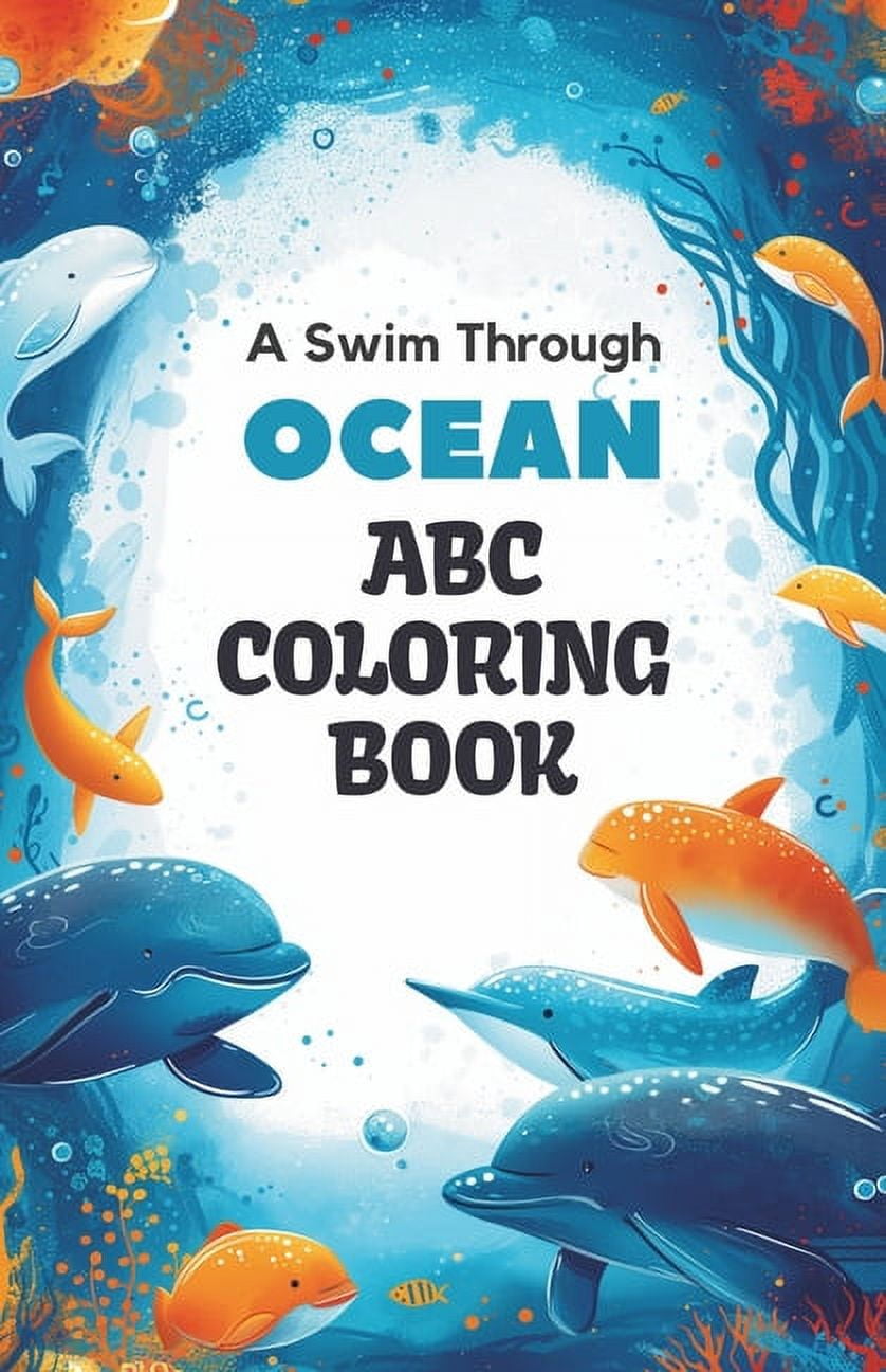ABC Ocean Adventure Coloring Book: 26 Marine Life Illustrations ...