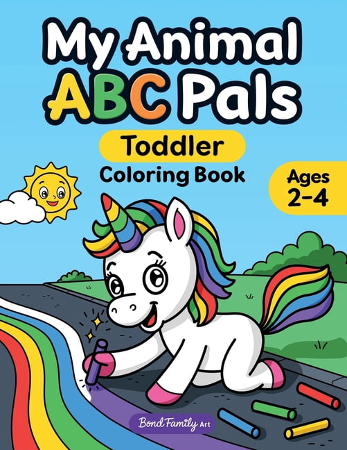 My ABC Pals My Animal ABC Pals Toddler Coloring Book: Fun & Simple ...