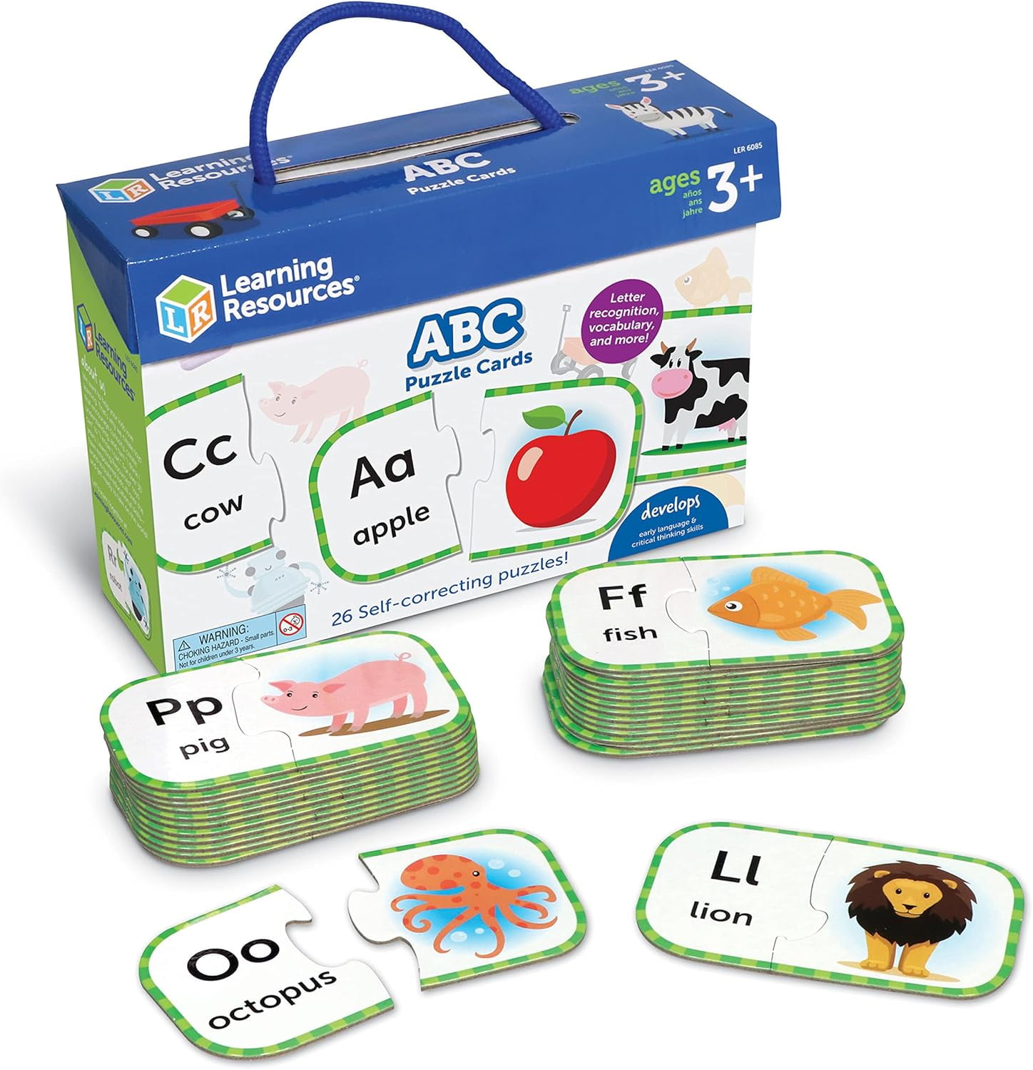 ABC Puzzle Cards, Kindergarten Readiness, Self Correcting Puzzles ...