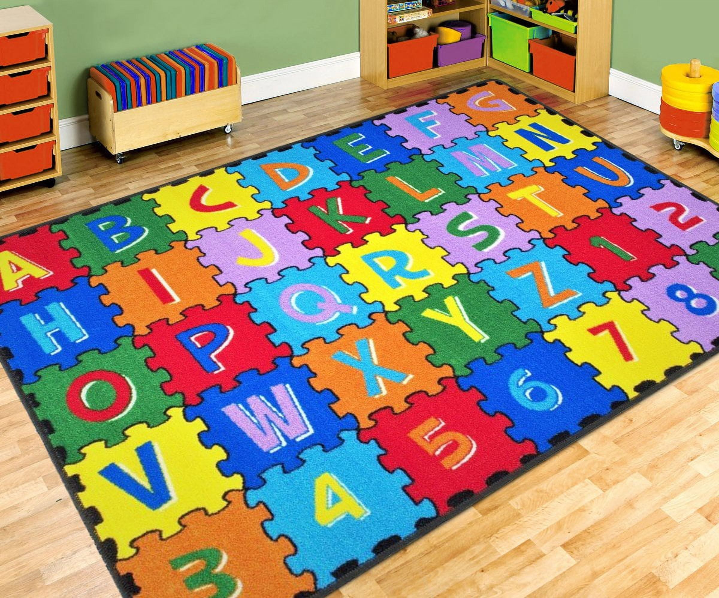 ABC Puzzle Letters/Numbers Kids Educational playmat for School/Daycare ...