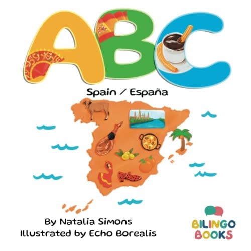 Pre-Owned ABC Spain / España: ABC Bilingual Book that teaches the ...