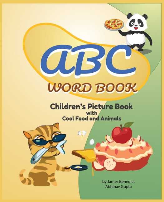 ABC Word Book- Children's Picture Book Food and Animals by James E ...