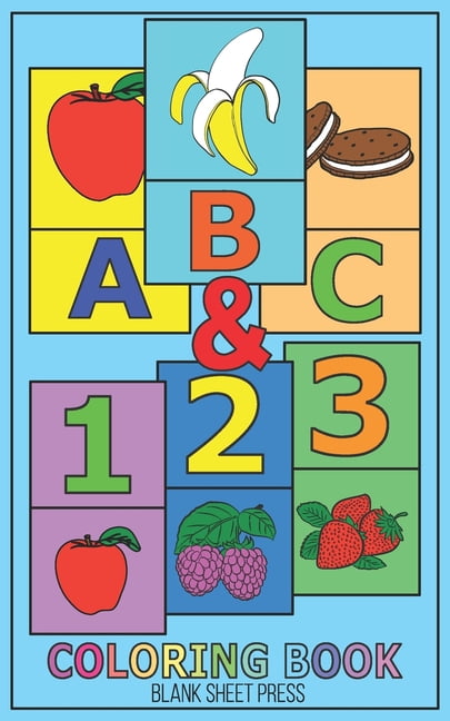 ABC & 123: (On-The-Go) Coloring And Activity Book For Kids and Toddlers ...