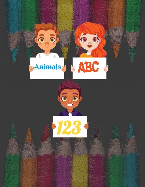 ABC and 123 & Animals: ABC for coloring, kids coloring activity books ...