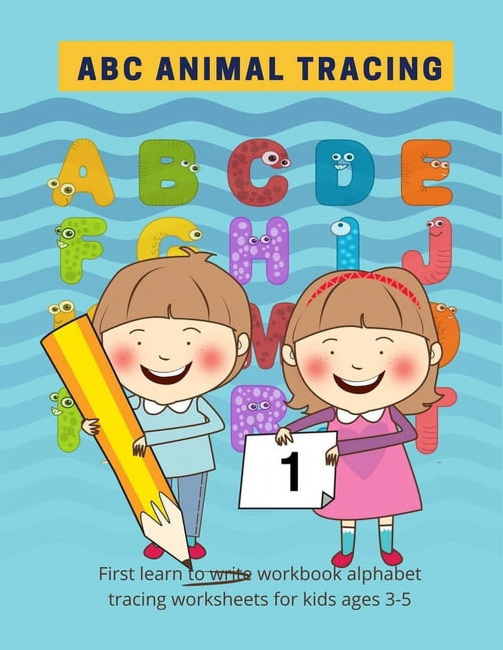 ABC animal tracing: First learn to write workbook alphabet tracing ...