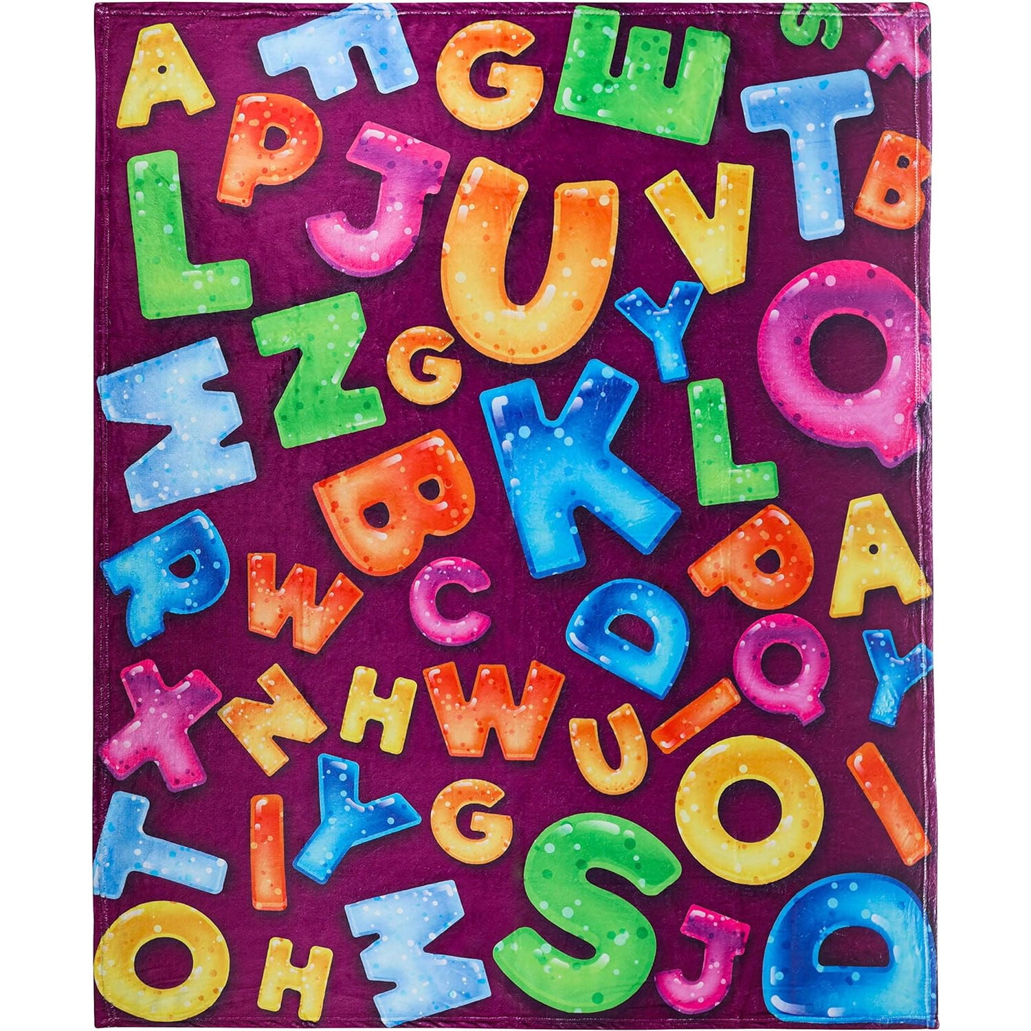 ABC blanket cute ultra soft oversized fluffy letter blanket suitable ...