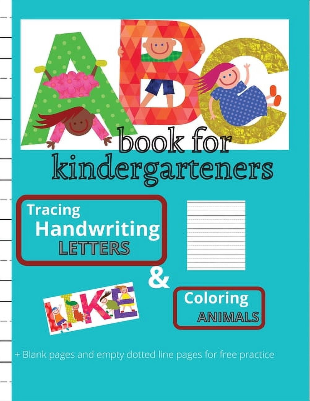 ABC book for kindergarteners. Tracing, handwriting LETTERS & Coloring ...
