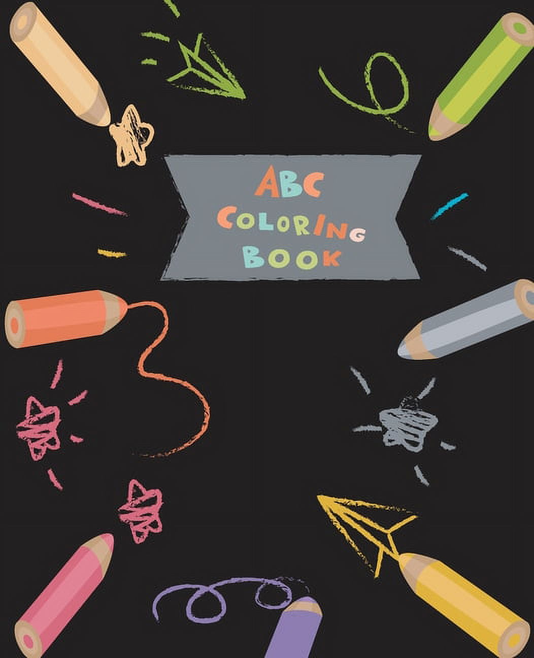 ABC coloring book: Letters and Word Tracing Notebook for Kindergarten ...
