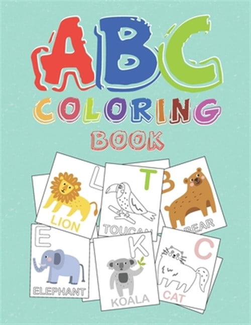 ABC coloring book: : high-quality black&white alphabet coloring book ...