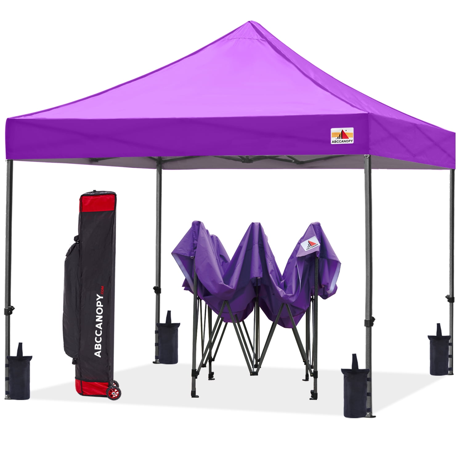 ABCCANOPY 10'x10' Purple Pop-Up Easy Outside Tent, Commercial Instant ...