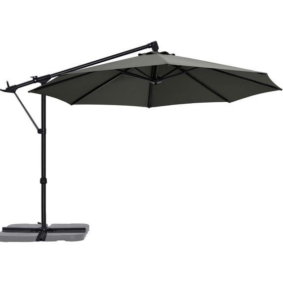 ABCCANOPY 10FT Cantilever Umbrella Offset Hanging Patio Umbrella with ...