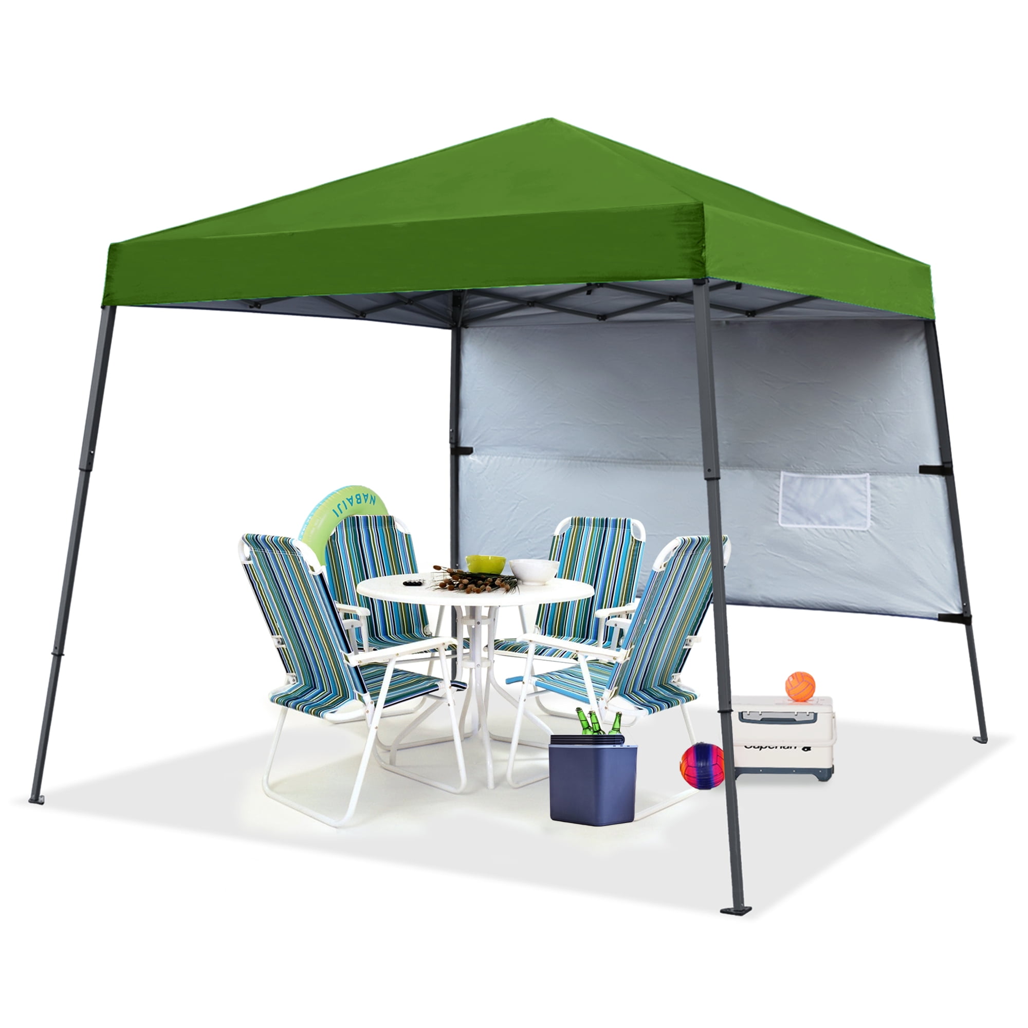 ABCCANOPY 10ft Outdoor Pop Up Canopy Tent for Camping, with Sidewall ...