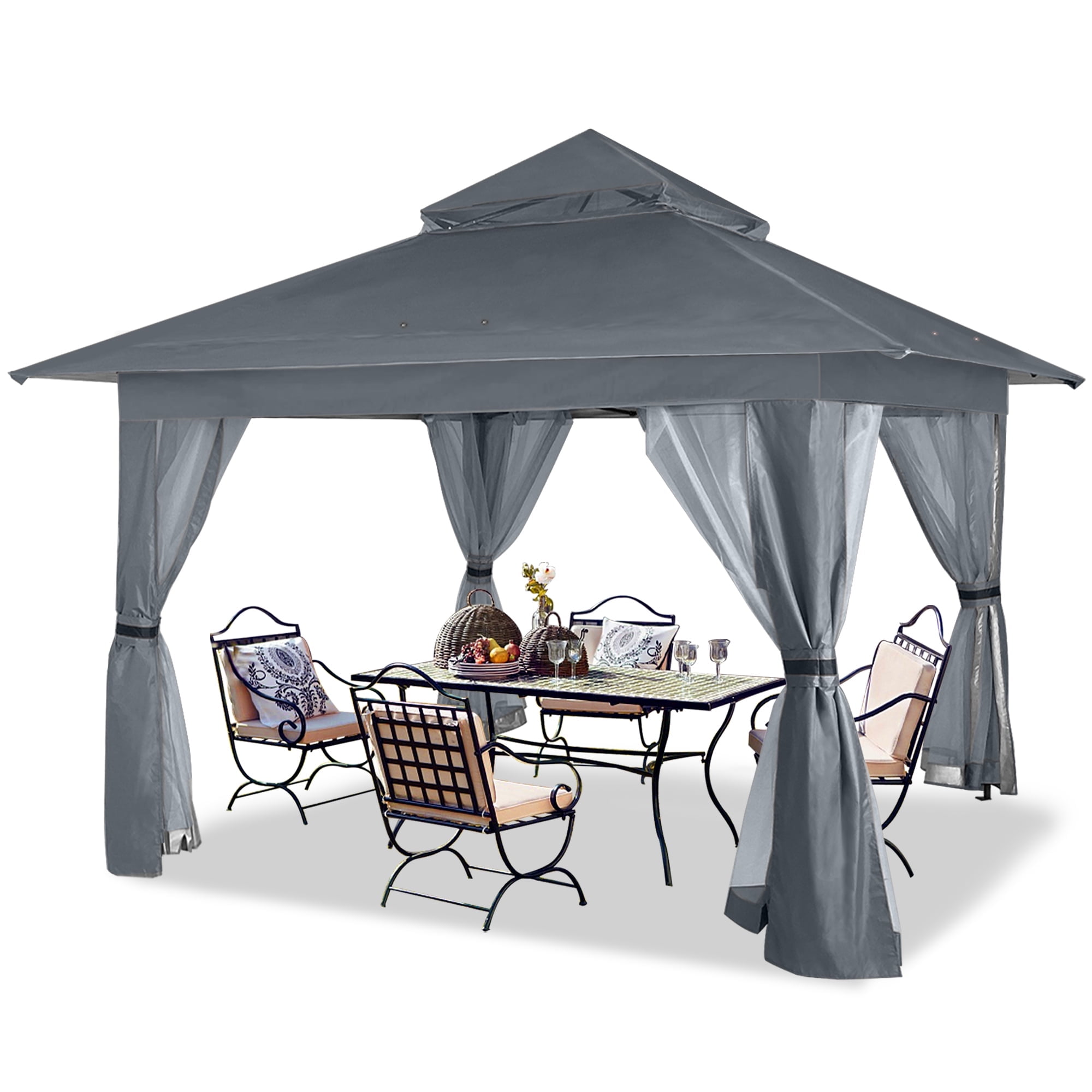 ABCCANOPY 13'x13' Vented Gazebo Tent for Backyard, Outdoor Pop up ...
