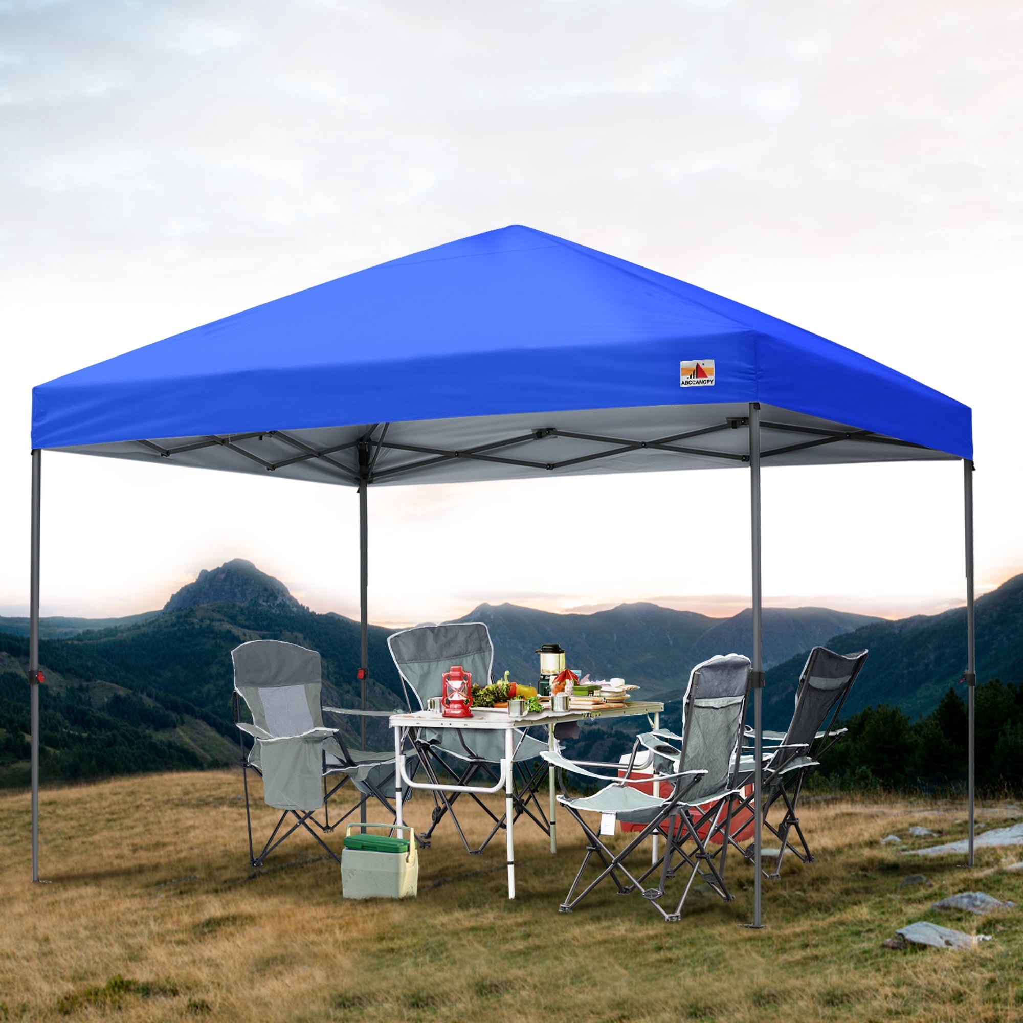 ABCCANOPY 6 ft x 6 ft Easy Pop up Outdoor Canopy Tent, Blue - Walmart.com