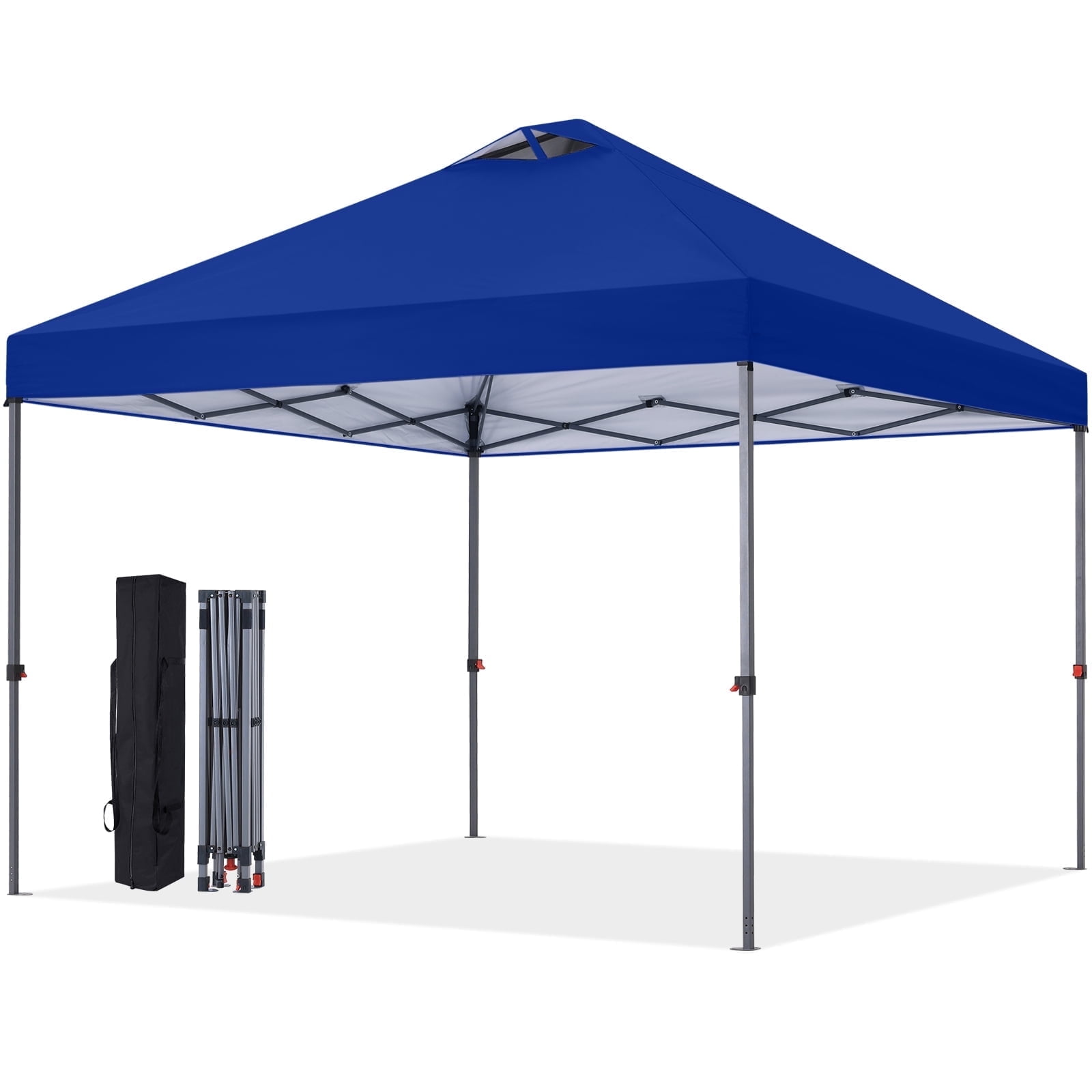 ABCCANOPY Easy Pop Up Outdoor Canopy Tent, 8 ft x 8 ft, Blue, Outside ...