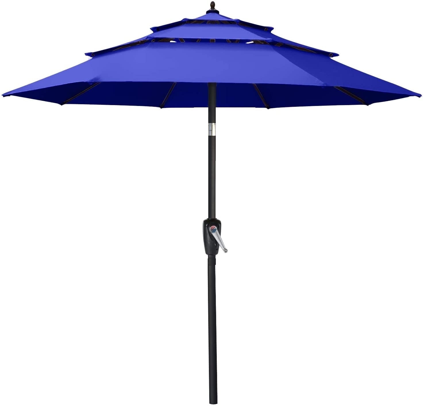 ABCCANOPY 9FT 3 Tiers Sun Outdoor Patio Umbrella, Wind Resistant with ...