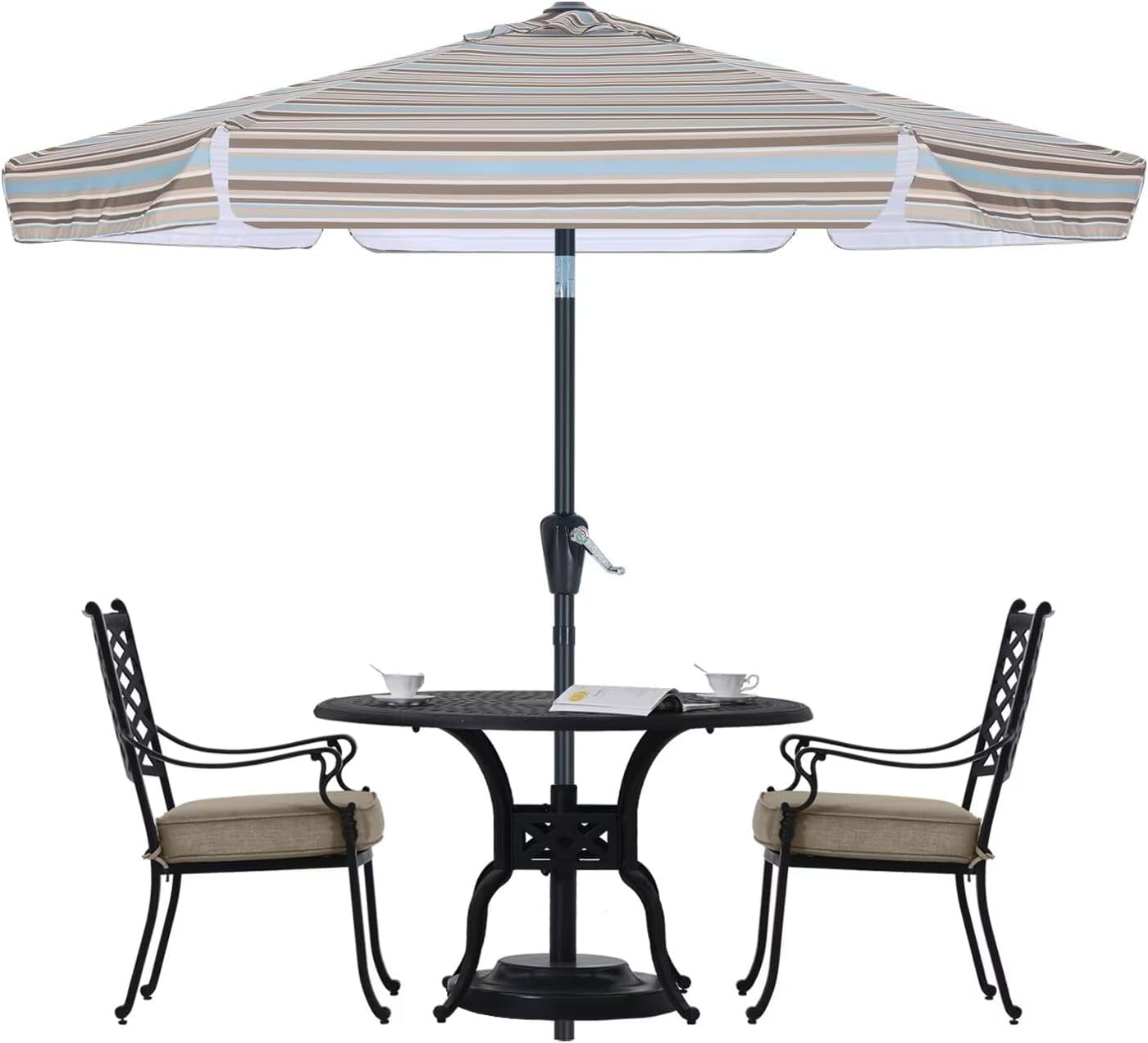 ABCCANOPY Patio Umbrella 7.5ft - Outdoor Table Umbrella with Push ...