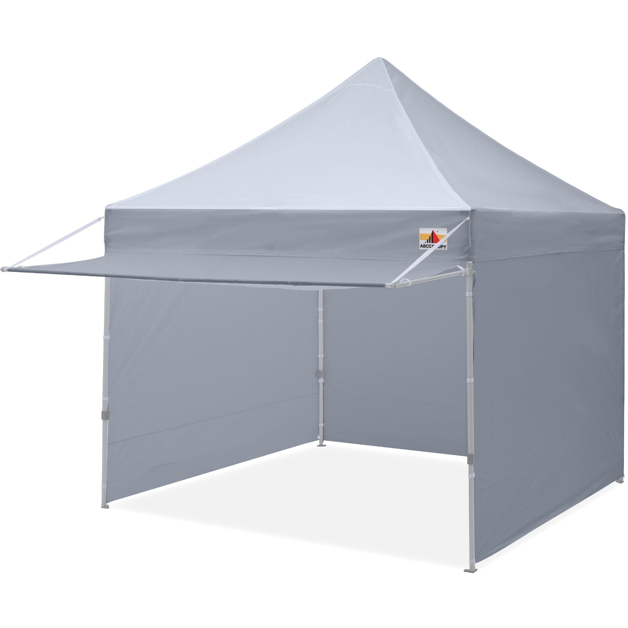 ABCCANOPY Pop up Canopy Tent with Awning and Sidewalls 10ftx10ft - Grey ...