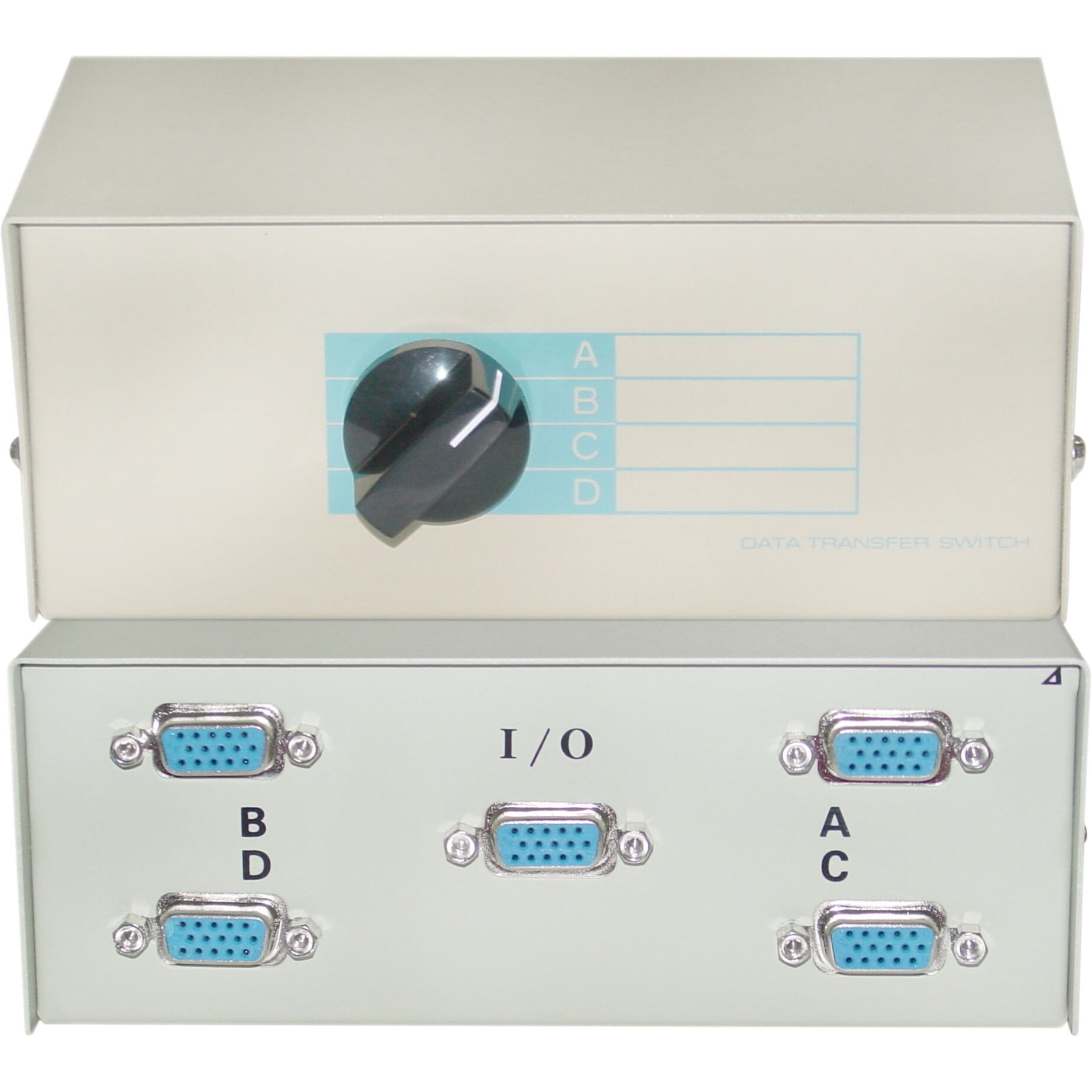 ABCD 4 Way Switch Box, HD15 (VGA) Female - Walmart.com