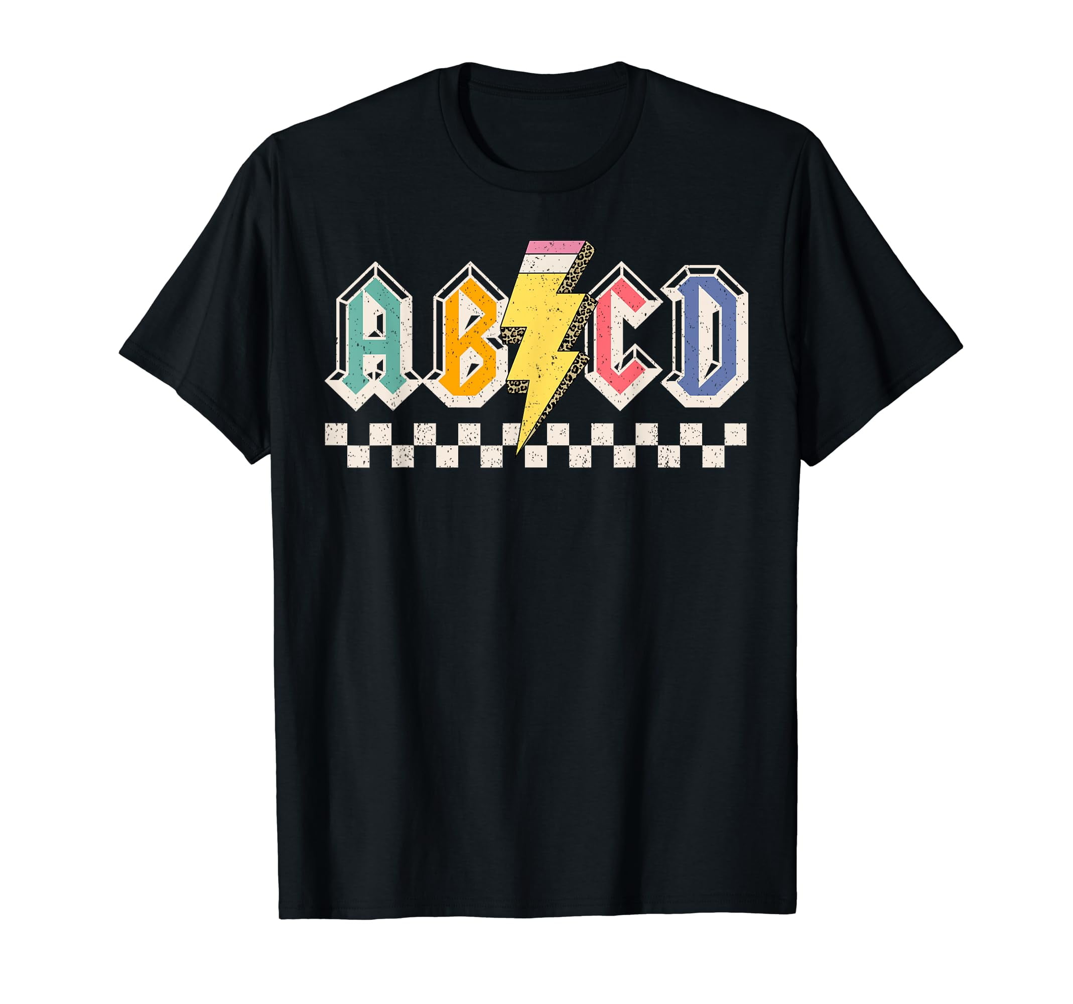 ABCD Back In Class First Day Back To School Teacher Student T-Shirt ...