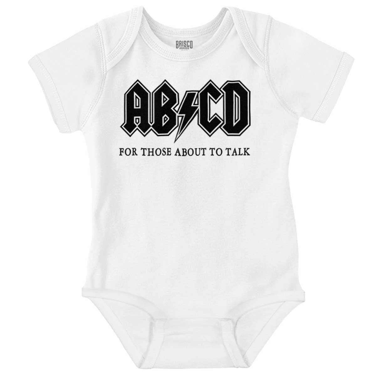 ABCD Lightning Bolt Lil Rocker Music Romper Boys or Girls Infant Baby ...