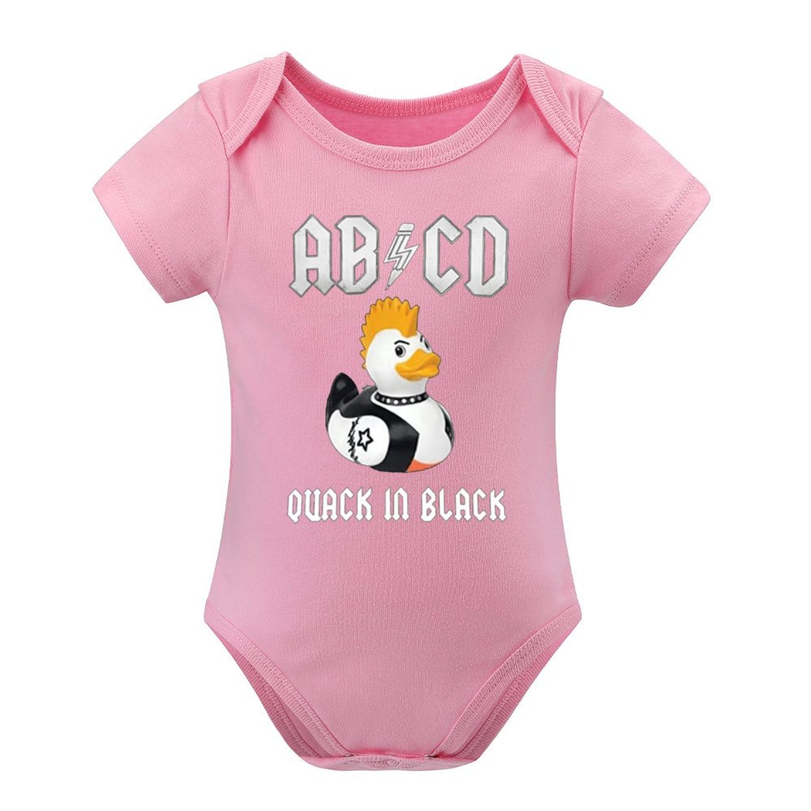 ABCD Quack Baby Bodysuit – Funny Alphabet And Duck Sound Design – Cute ...