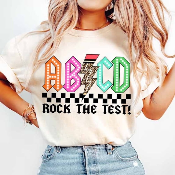 ABCD Rock The Test Testing Day Don Shirt - Walmart.com