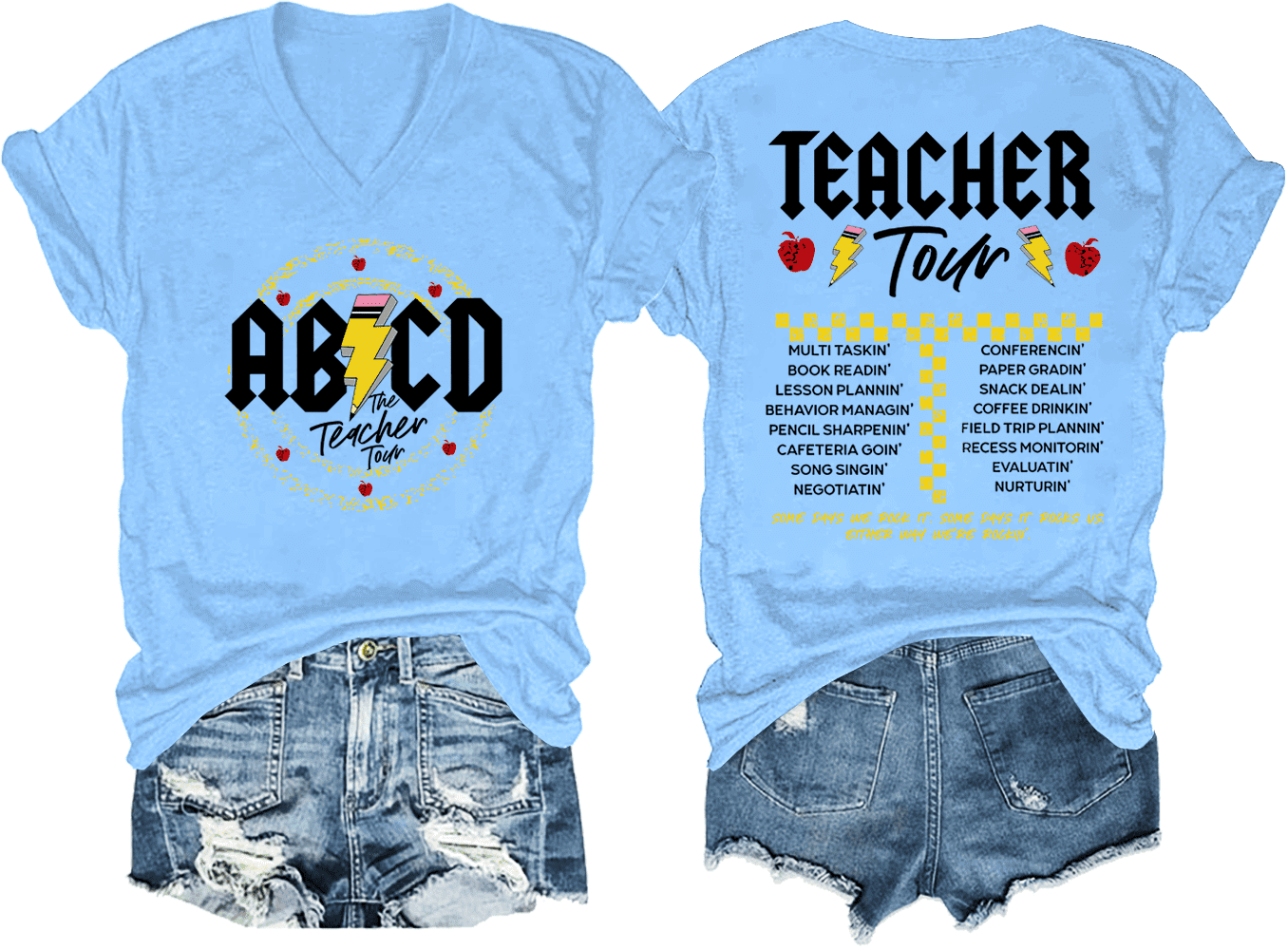 ABCD Teacher Tour TShirt, ABCD Teacher Tour Shirt, ABCD Teacher Tour T ...