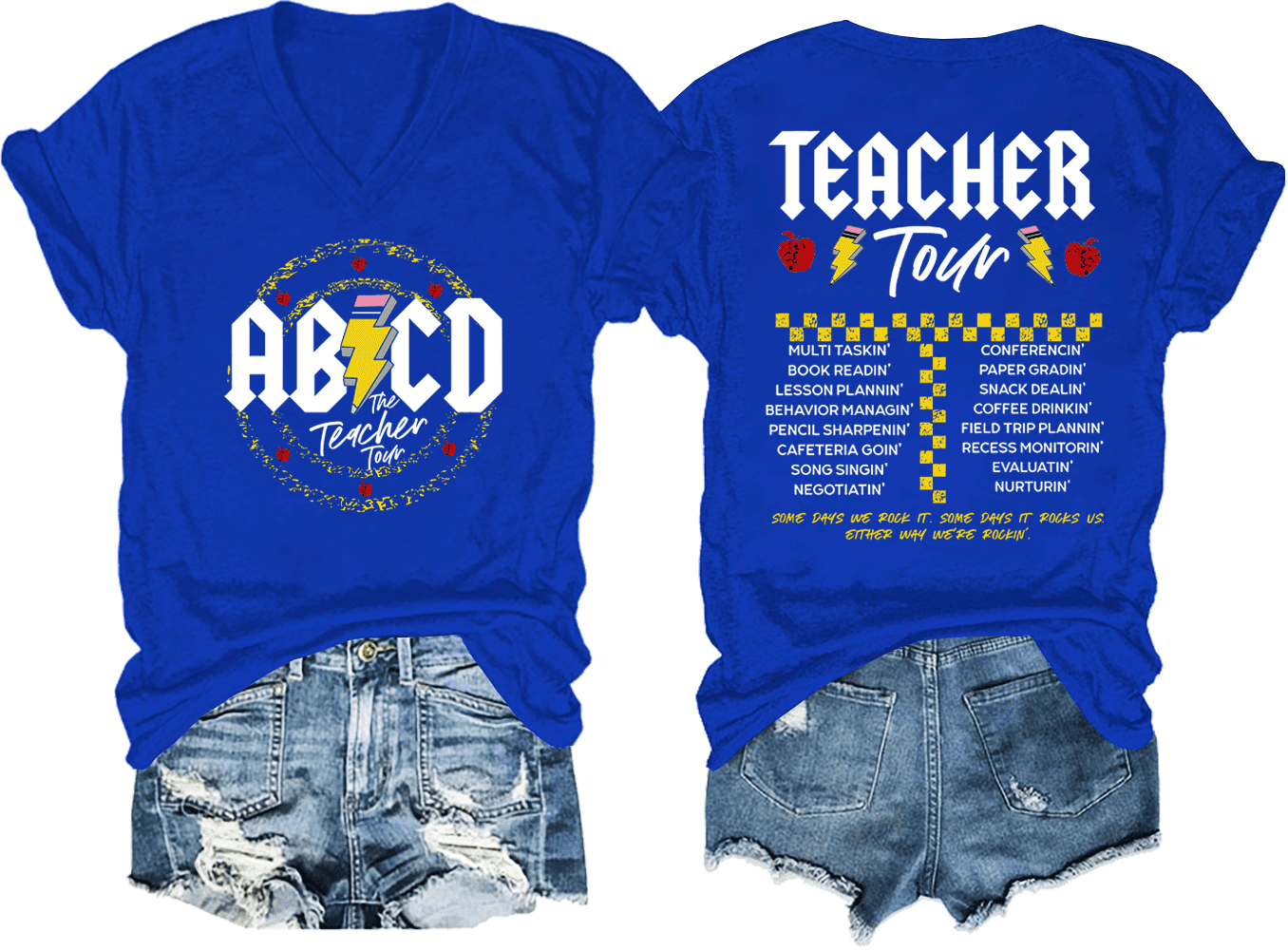 ABCD Teacher Tour TShirt, ABCD Teacher Tour Shirt, ABCD Teacher Tour T ...