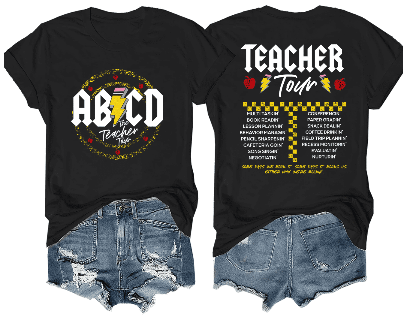 ABCD Teacher Tour TShirt, ABCD Teacher Tour Shirt, ABCD Teacher Tour T ...