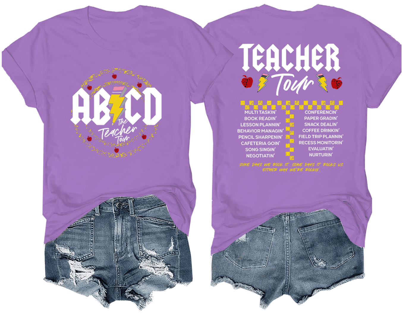 ABCD Teacher Tour TShirt, ABCD Teacher Tour Shirt, ABCD Teacher Tour T ...