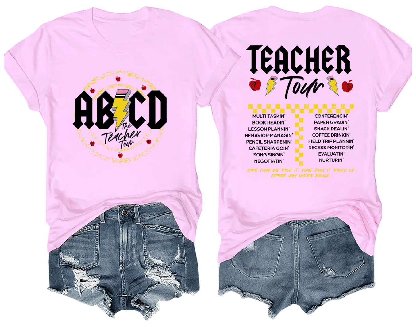 ABCD Teacher Tour TShirt, ABCD Teacher Tour Shirt, ABCD Teacher Tour T ...