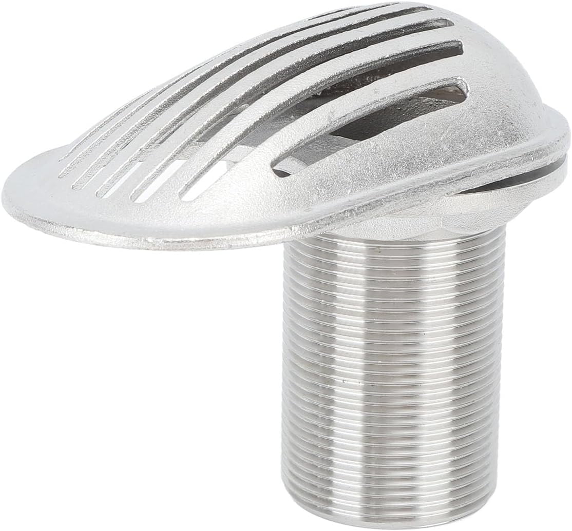ABCISI 1-1/2 Marine Boat Intake Strainer, 316 Stainless Steel Embedded ...