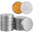 ABCISI 10-Pack Metal Empty Candy Storage Boxes, 3.54In Refillable ...