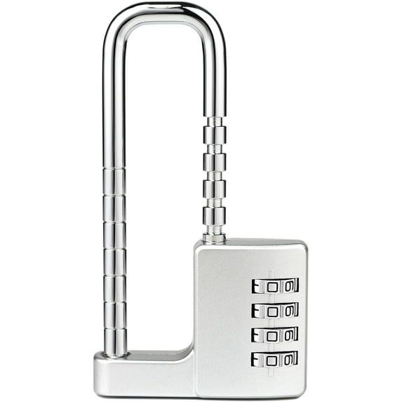 ABCISI 1pc Adjustable Shackle Lock, Code Long Combination Padlock for ...