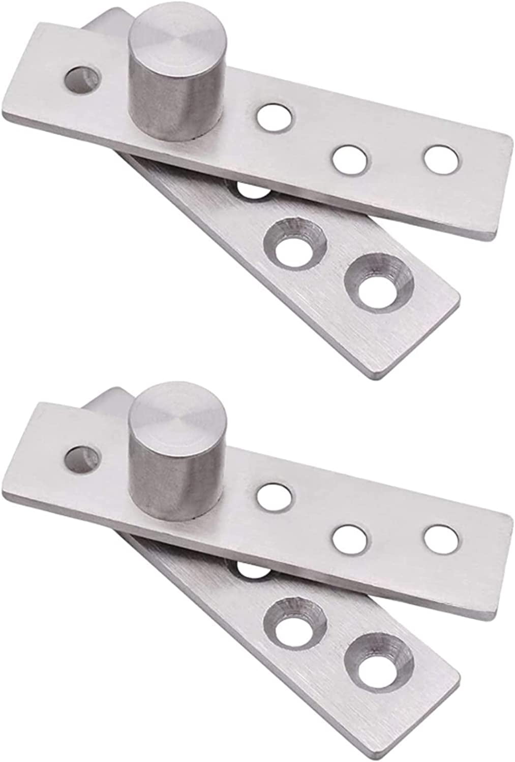 ABCISI 2 Pack Door Pivot Hinge, 180°Rotation Hidden Door Hinge ...