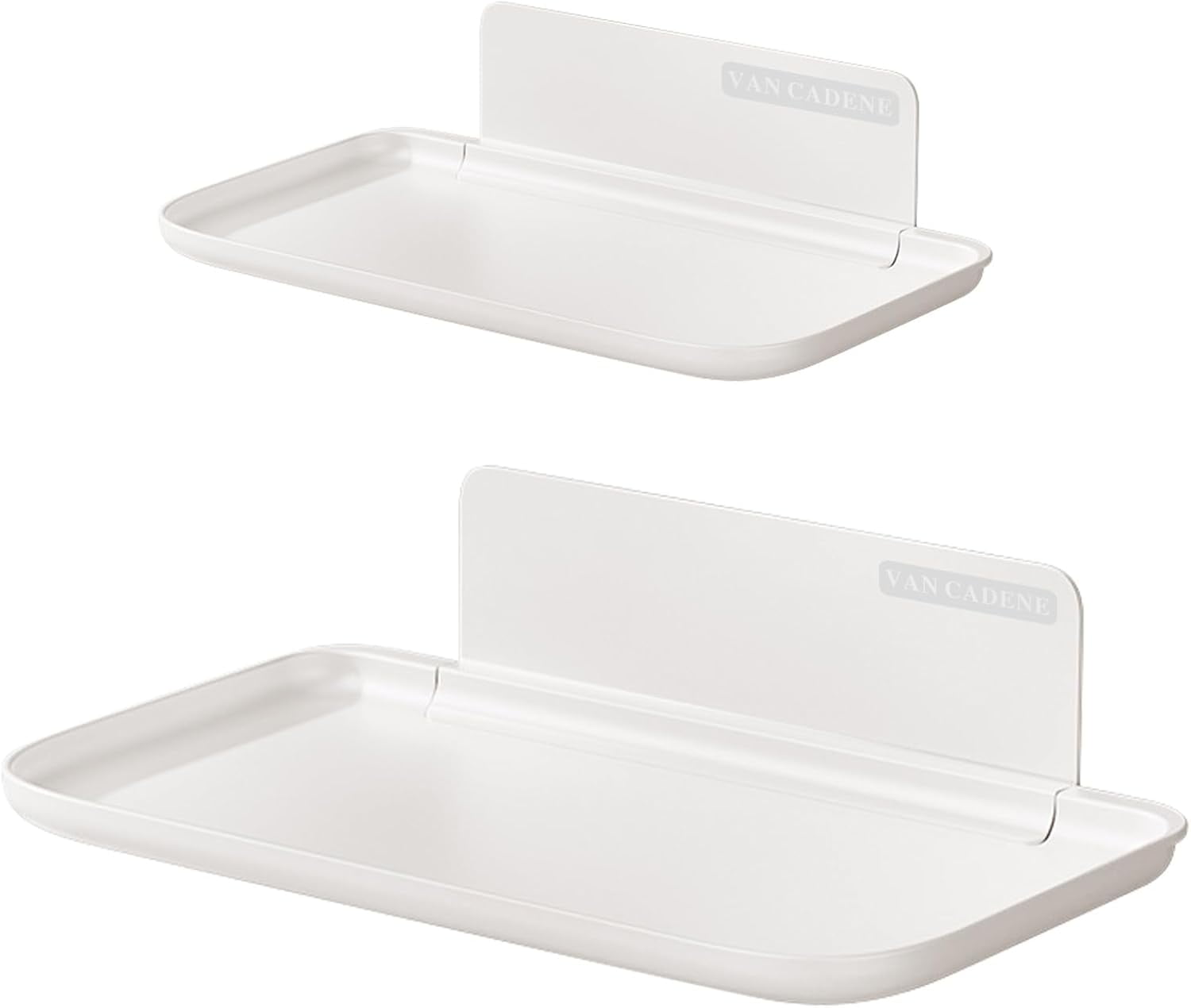 ABCISI 2-Pack Foldable Floating Shelves, Wall Shelves, No Drill ...