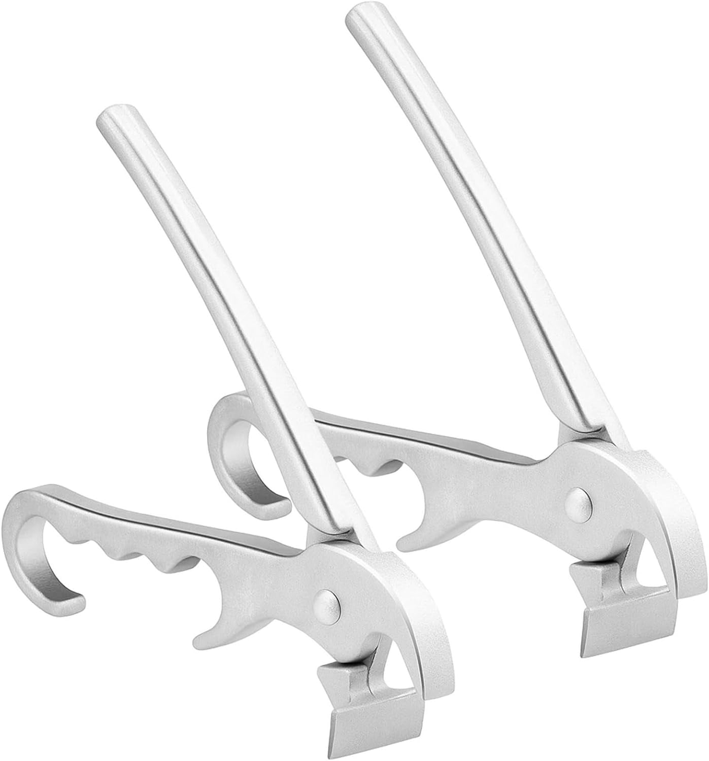 ABCISI 2 Pack Hot Plate Gripper, Aluminum Pizza Pans Grabber, 8 Inch ...