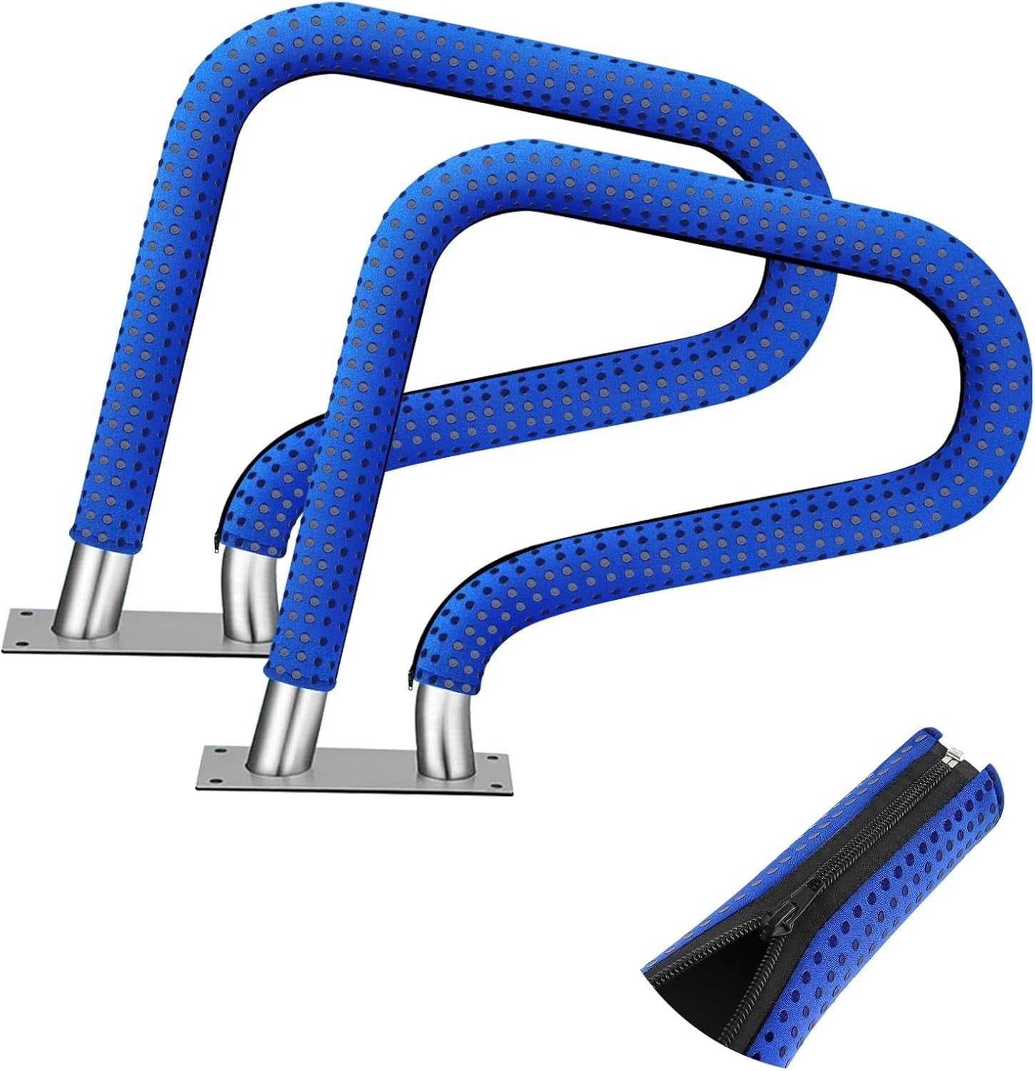 ABCISI 2 Pack Pool Handrail Covers, 6 Feet Neoprene Pool Railing Covers ...
