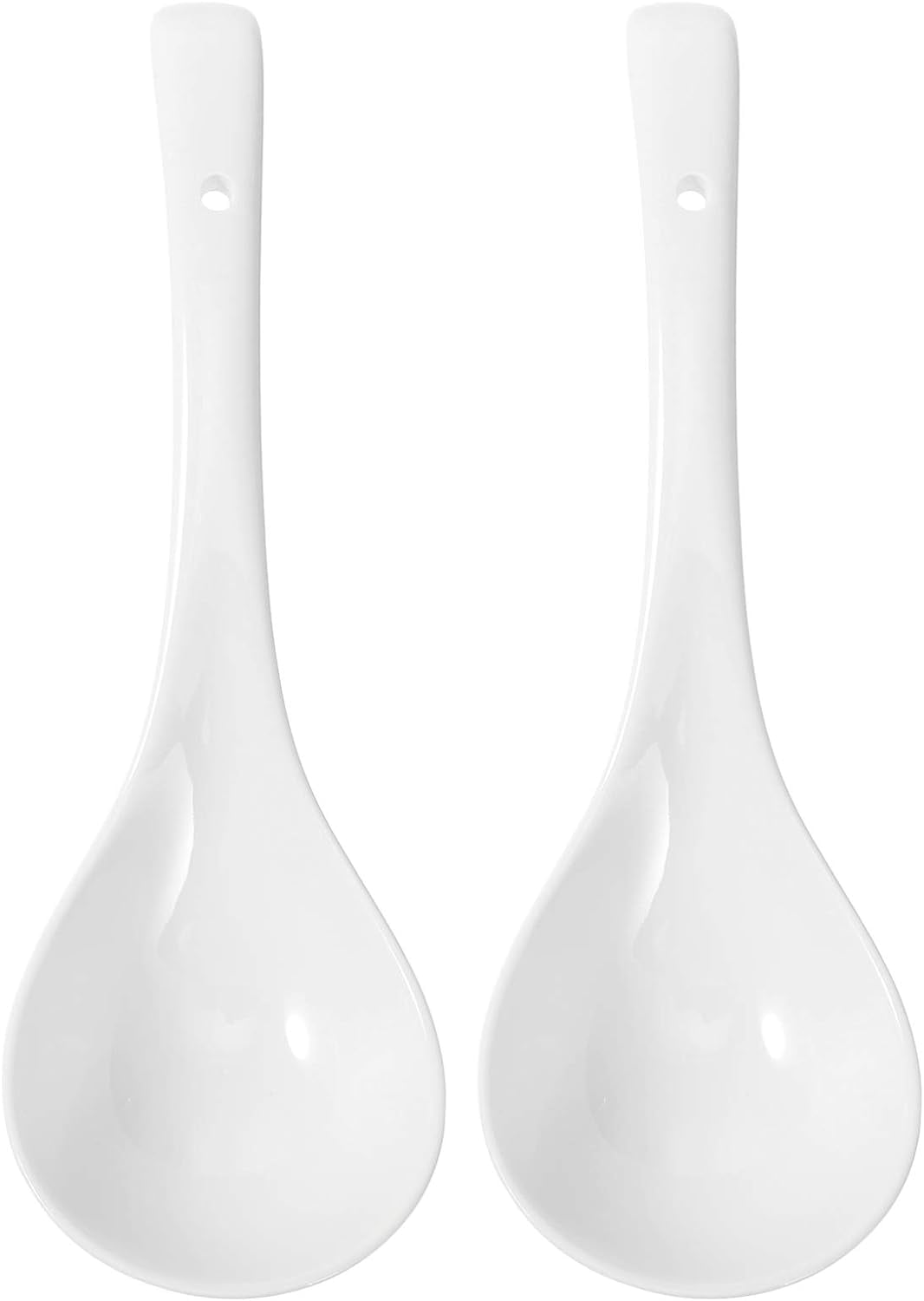 ABCISI 2 Pcs Large Ceramic Soup Ladles, Versatile Kitchen Utensil for ...