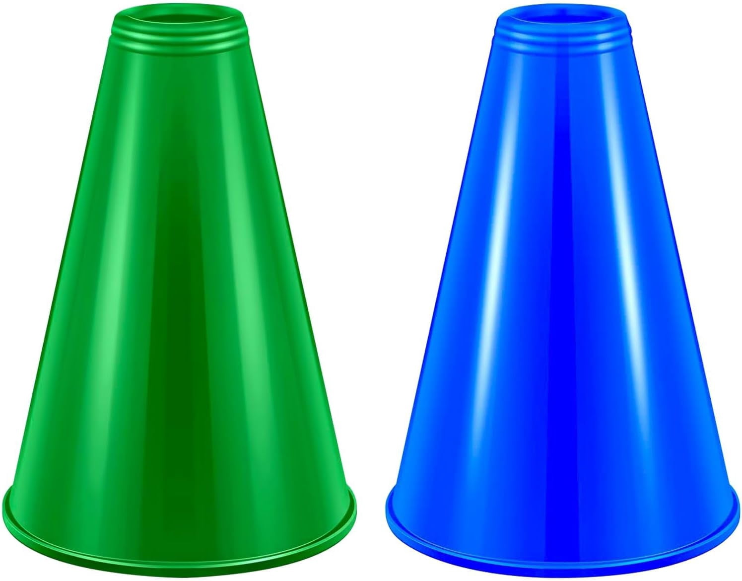ABCISI 2 Pcs Plastic Cheer Megaphone, Plastic Megaphone Party Accessory ...