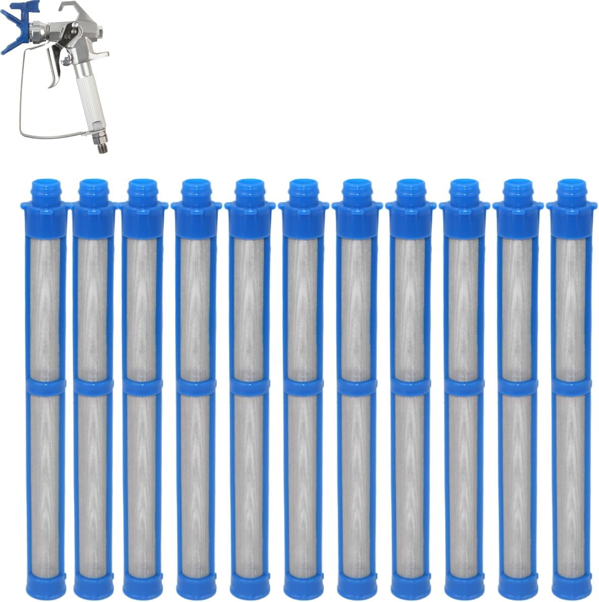 ABCISI 287033 Airless Spray Gun Filter 100 Mesh Blue (11-Pack ...