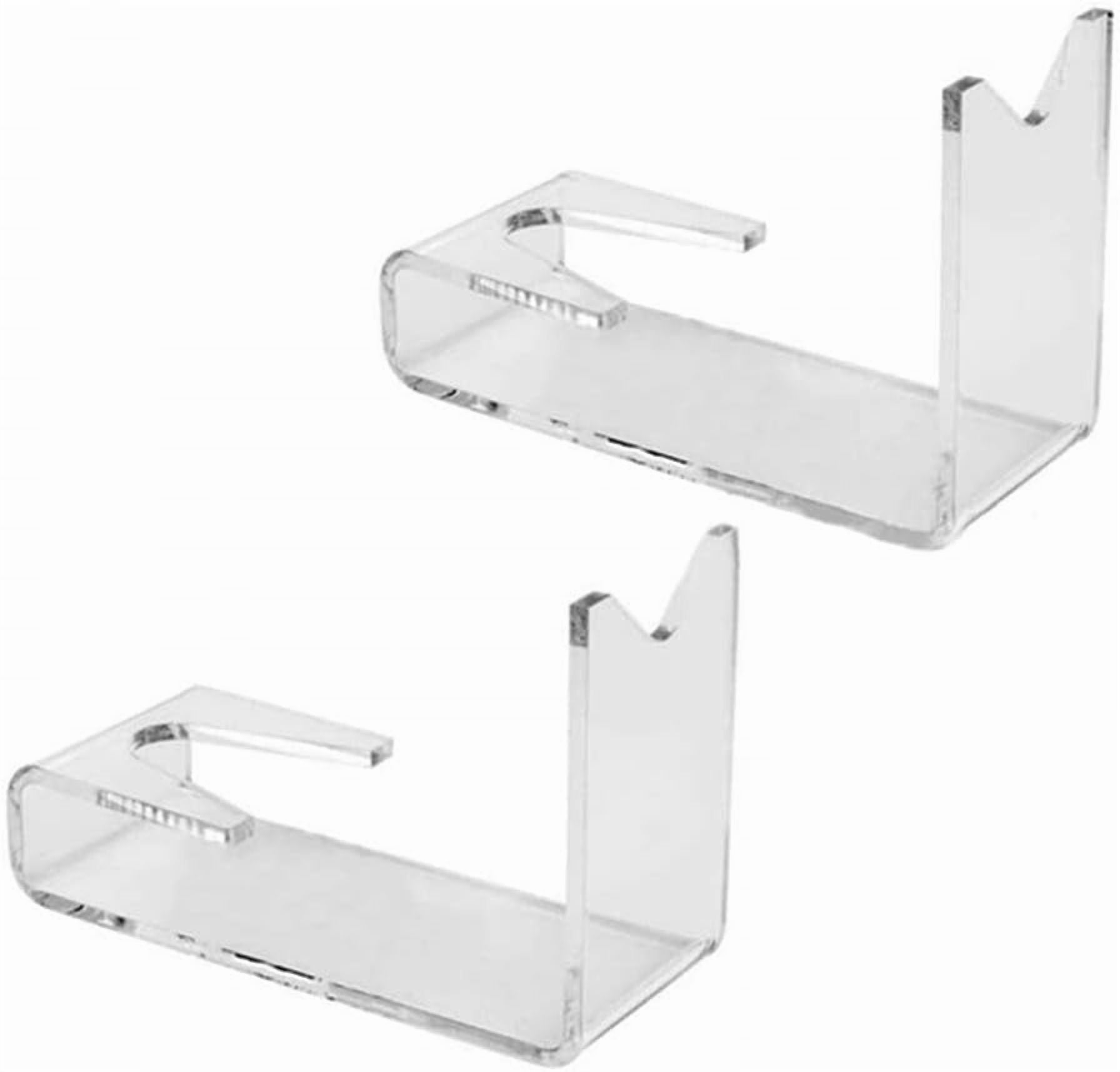 ABCISI 2PCS Display Acrylic Stands, Clear Portable Indoor Display Racks ...