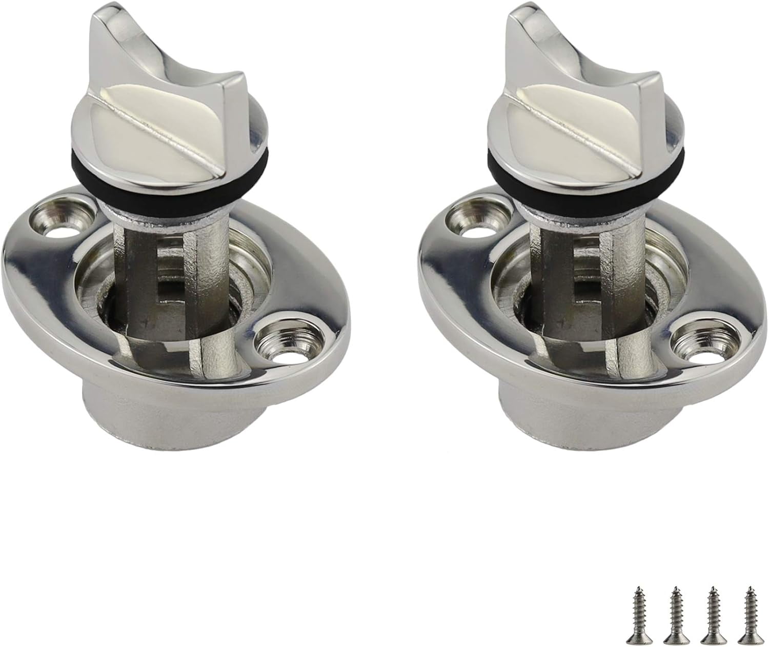 ABCISI 2PCS Stainless Steel 316 Marine Grade Boat FIT 1in (25.4mm) Hole ...