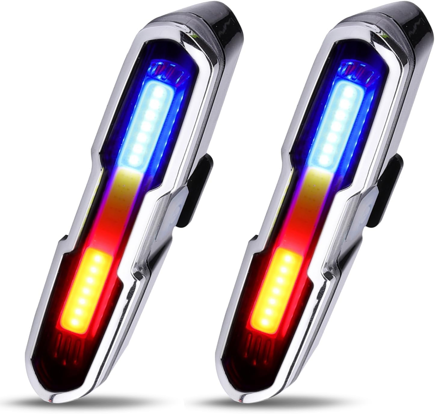 ABCISI 2pcs Bike Tail Light, Ultra Bright USB Rechargeable Rear Light ...